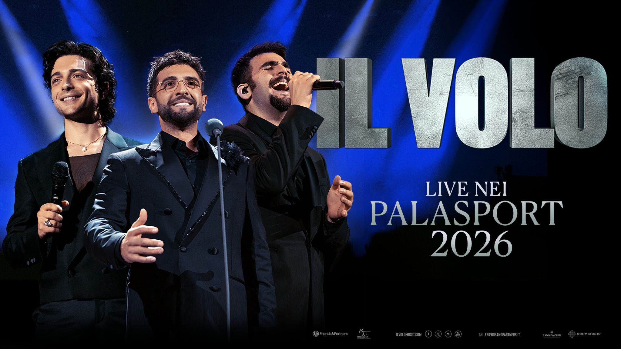 Il Volo announces “Live nei palasport 2026,” with new dates in Italy’s ...